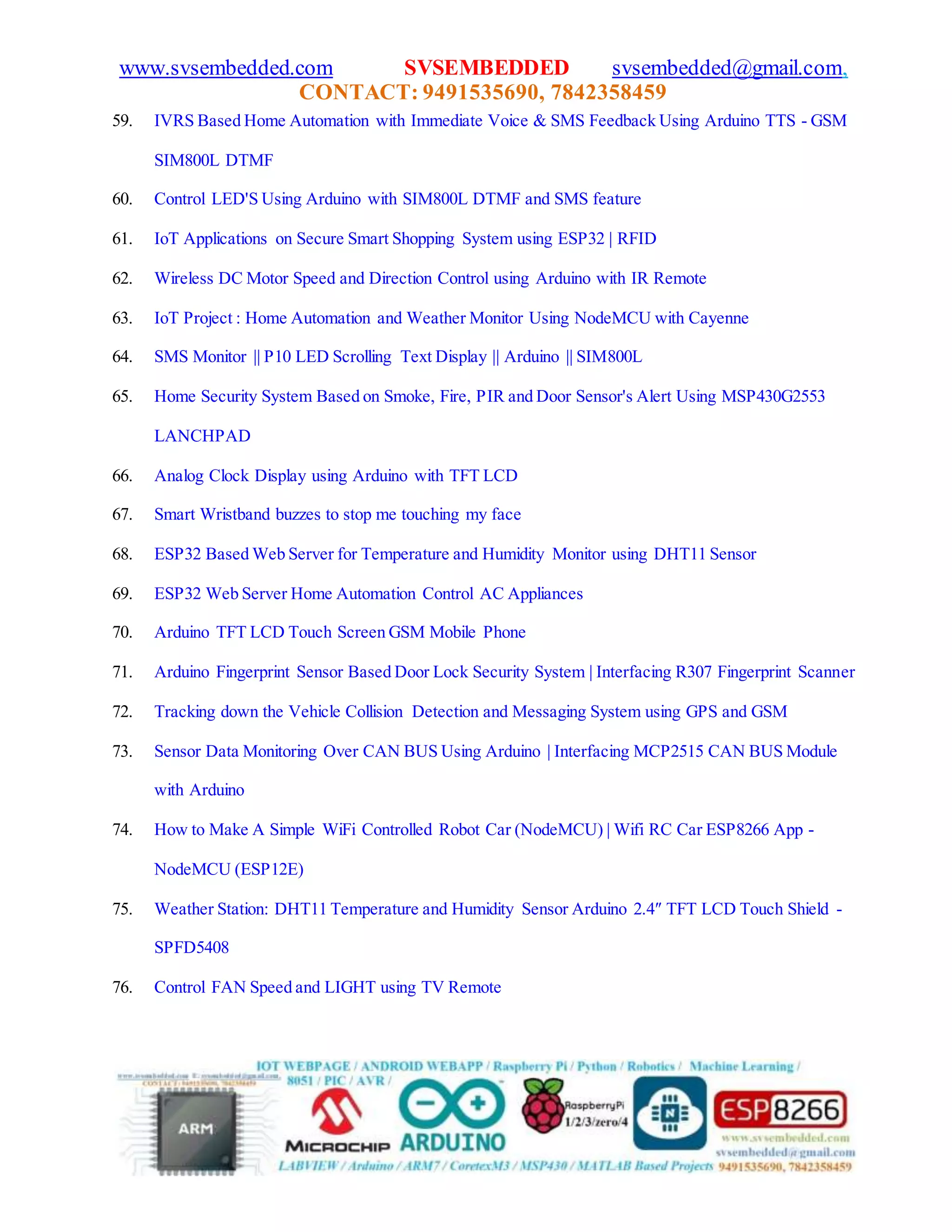 Top 786 Embedded Systems Projects for Engineers | List of 2020 Embedded ...