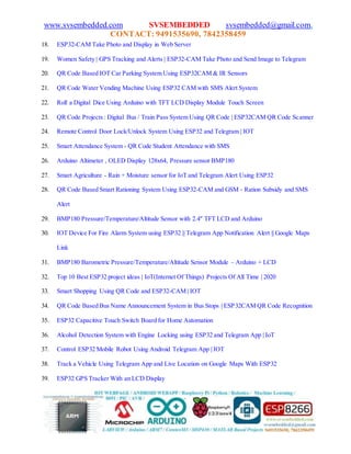 Top 786 Embedded Systems Projects for Engineers | List of 2020 Embedded ...