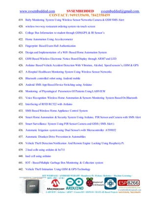 Top 786 Embedded Systems Projects for Engineers | List of 2020 Embedded ...