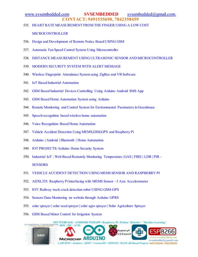 Top 786 Embedded Systems Projects for Engineers | List of 2020 Embedded ...