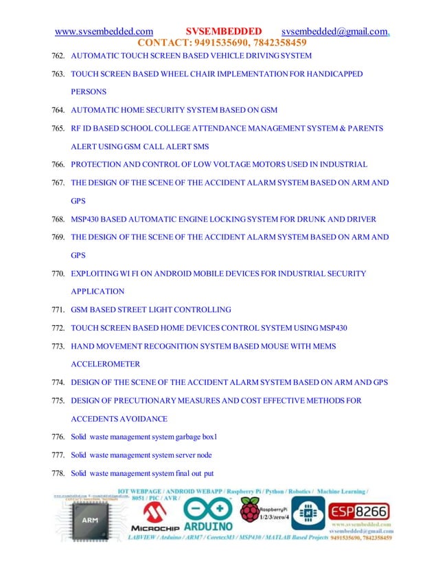 Top 786 Embedded Systems Projects for Engineers | List of 2020 Embedded ...
