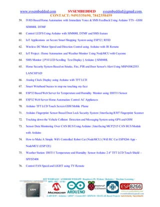 Top 786 Embedded Systems Projects for Engineers | List of 2020 Embedded ...