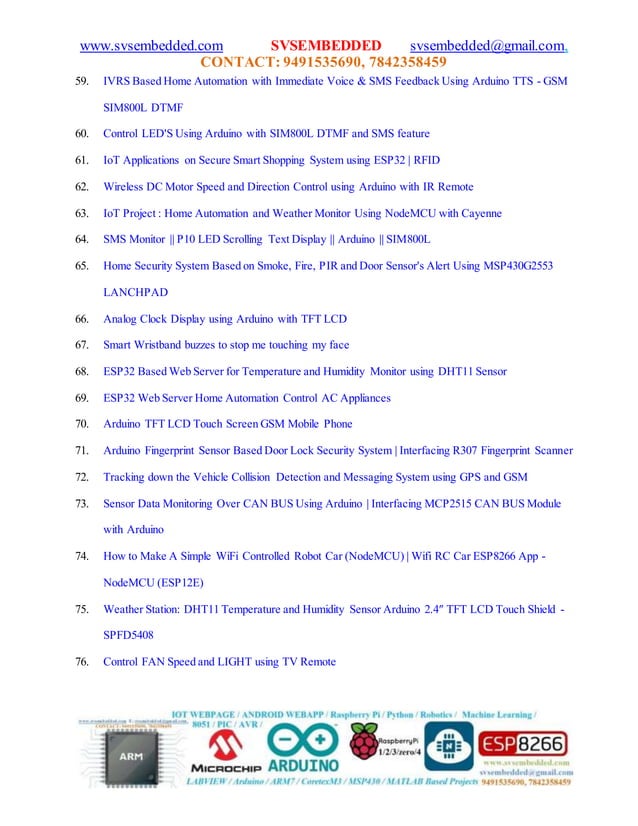 Top 786 Embedded Systems Projects for Engineers | List of 2020 Embedded ...