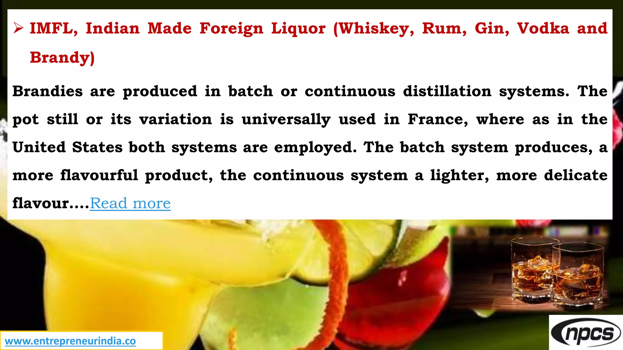 List of 25 profitable food and beverage industry projects alcoholic and ...