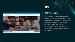 5 Best Python Training Institutes In Rohini | PPTX