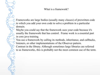 List of 7 popular java frameworks for 2019 | PPT