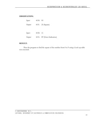 List of 8085 programs | PDF