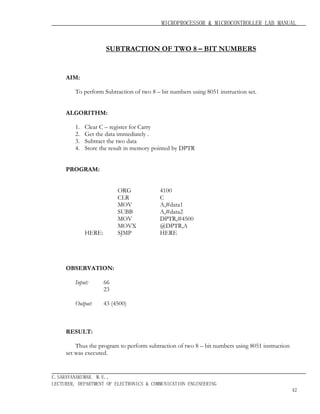 List of 8085 programs | PDF