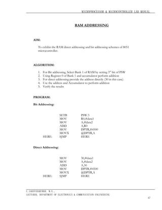 List of 8085 programs | PDF