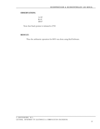 List of 8085 programs | PDF