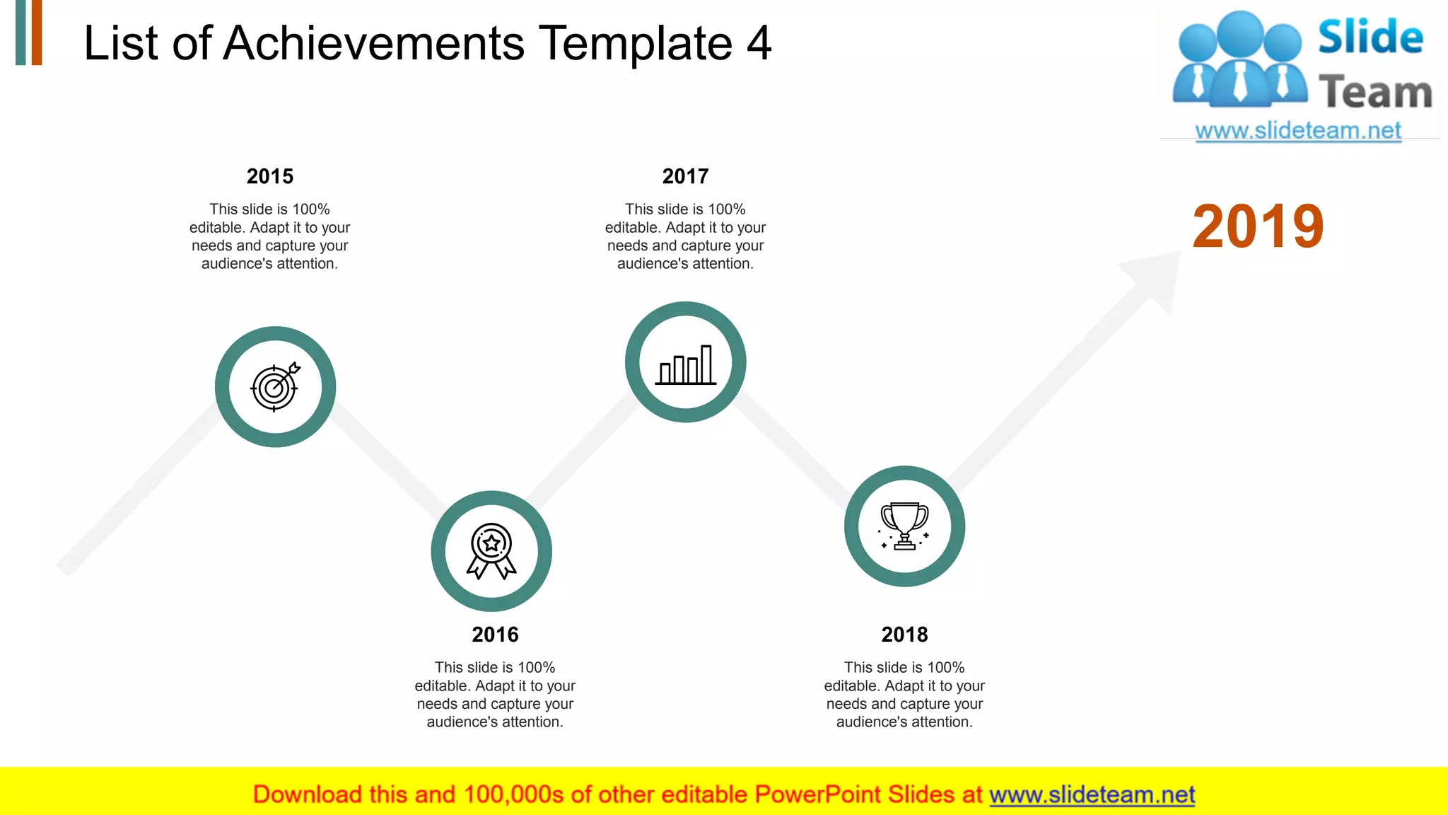 List Of Achievements PowerPoint Presentation Slides | PDF