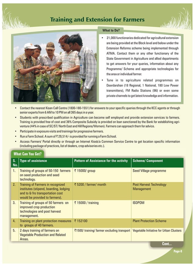 List of agri scheme | PDF