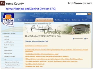List of Arizona County Planning and Zoning Resources | PPT