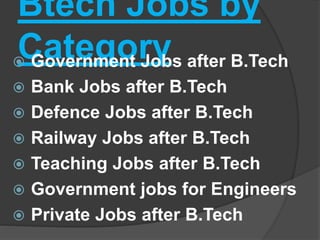 Btech jobs store
