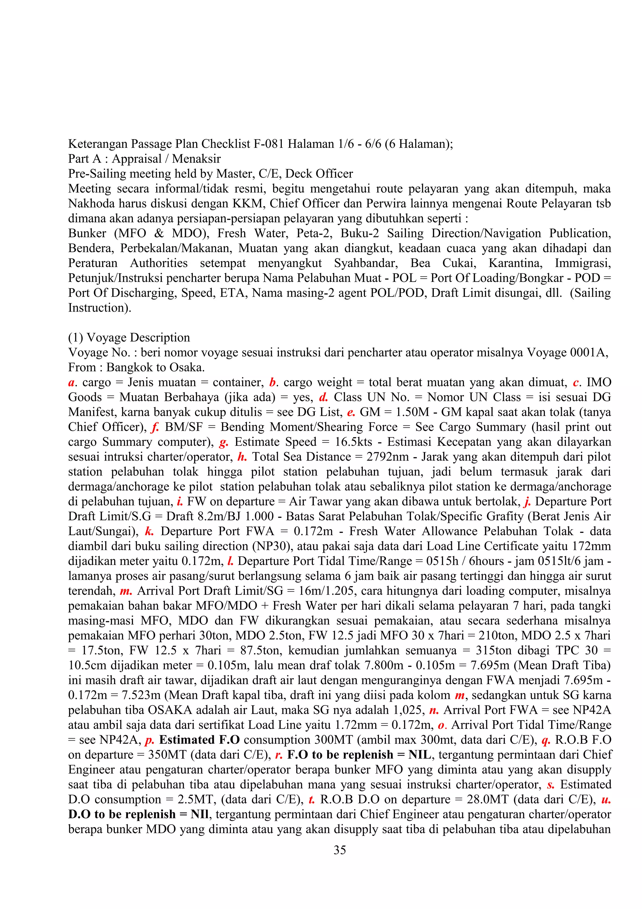 List of bridge equipment combined format | DOC