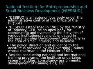 List of central and state institutions | PPTX | Small and Medium-sized ...