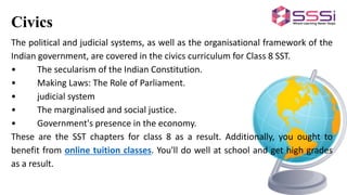 List of Chapters in the Social Studies for Grade 8 | PPTX