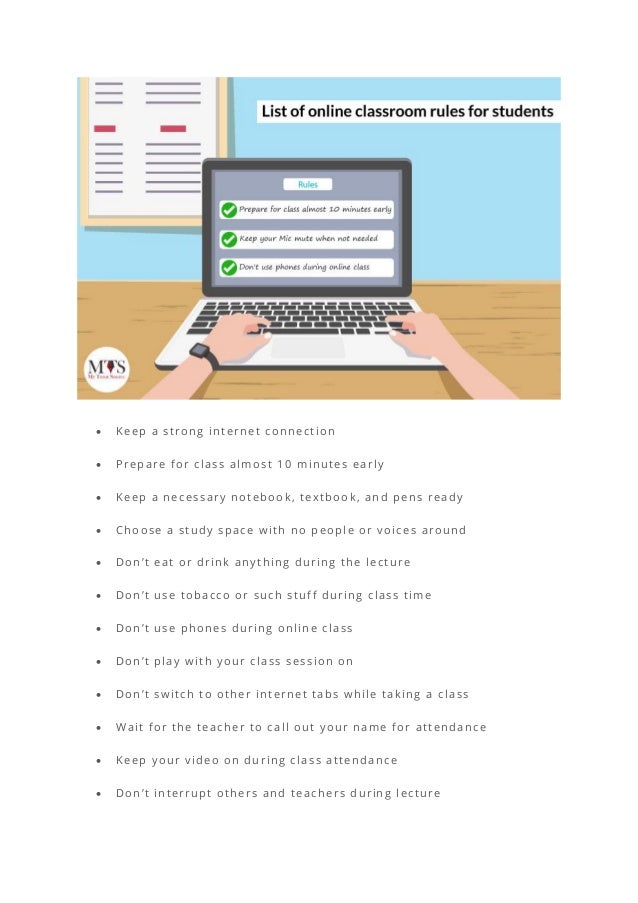 List of Classroom Rules for Student Success.pdf | Homework and Study ...
