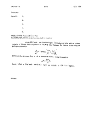 List of Computer aided design Lab. Experiments.pdf