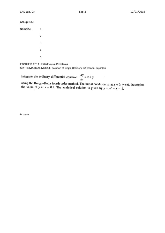 List of Computer aided design Lab. Experiments.pdf