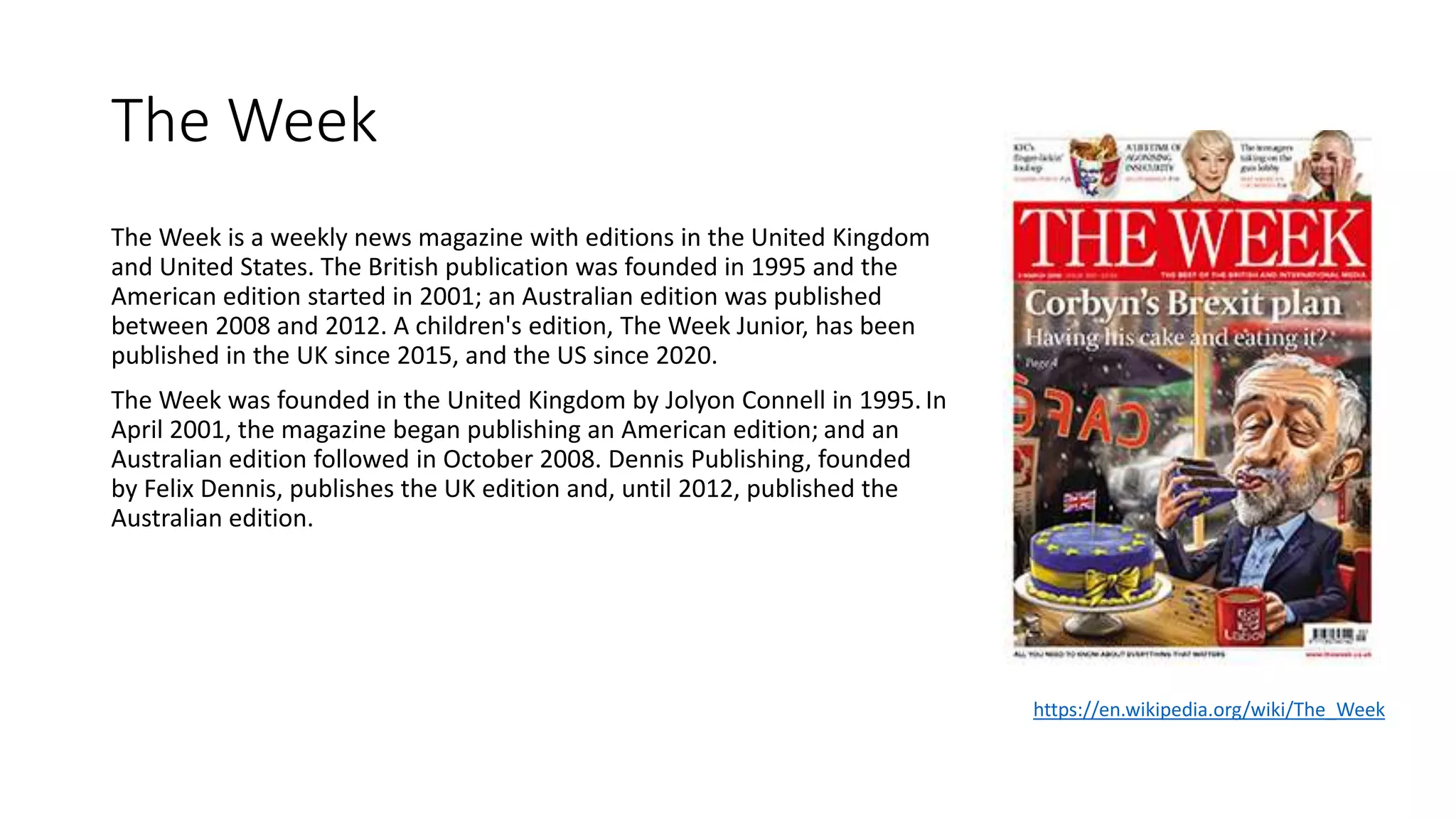 List of current affairs magazines | PPTX