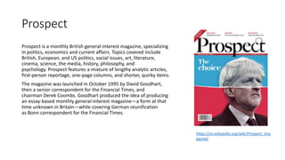 List of current affairs magazines | PPTX