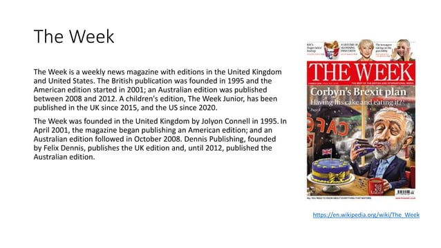 List of current affairs magazines | PPTX