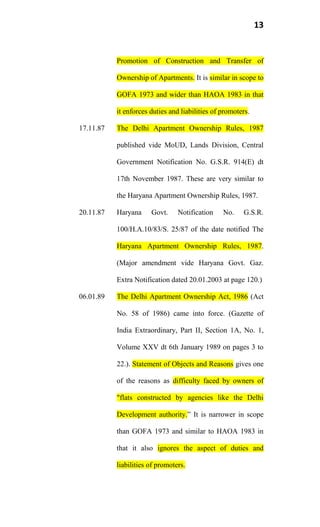 List of dates apartment owners act v1.8 | PDF