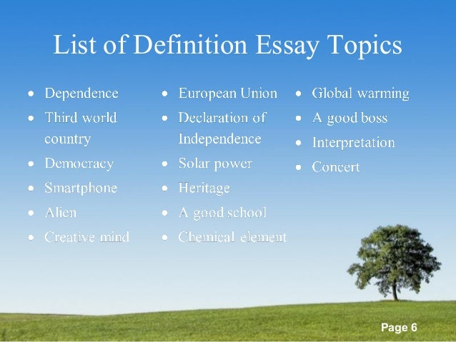 College Essay Definition Essay Topics College Essay Definition Essay Topics