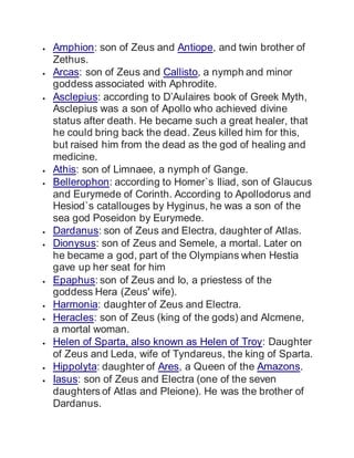 List of demigods | PDF