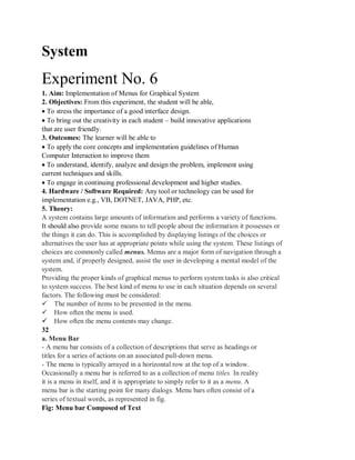 HCI LAB MANUAL | PDF