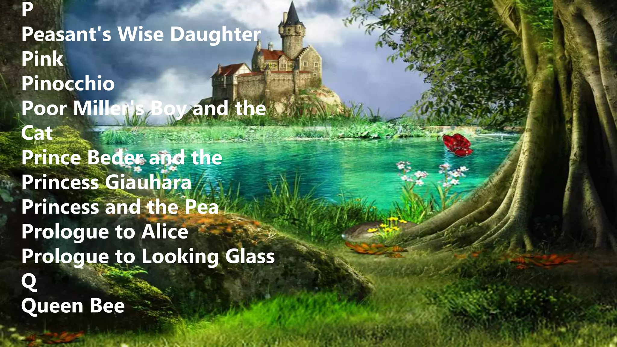 List of Fairy Tales | PPTX