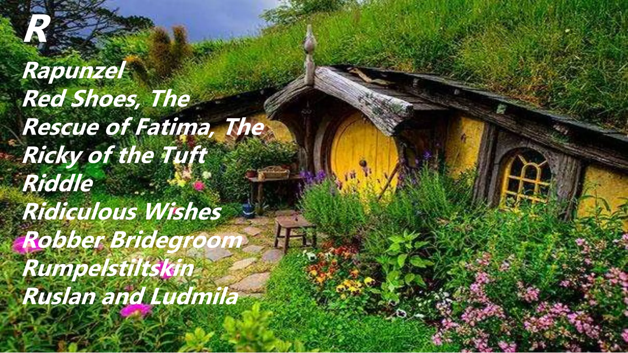 List of Fairy Tales | PPTX