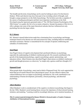 List of famous Psychologists and their contribution..pdf