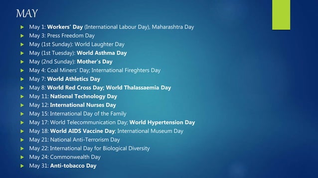 List of important days & dates for competitive exams like NIPERJEE ...