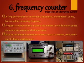 List of instrument | PPTX