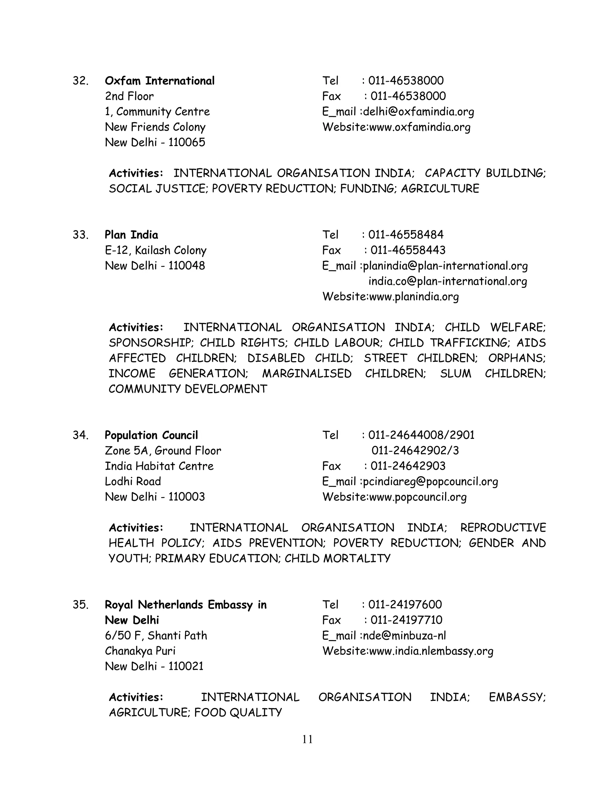 List of international organizaion | PDF | Non-Profit Organizations ...