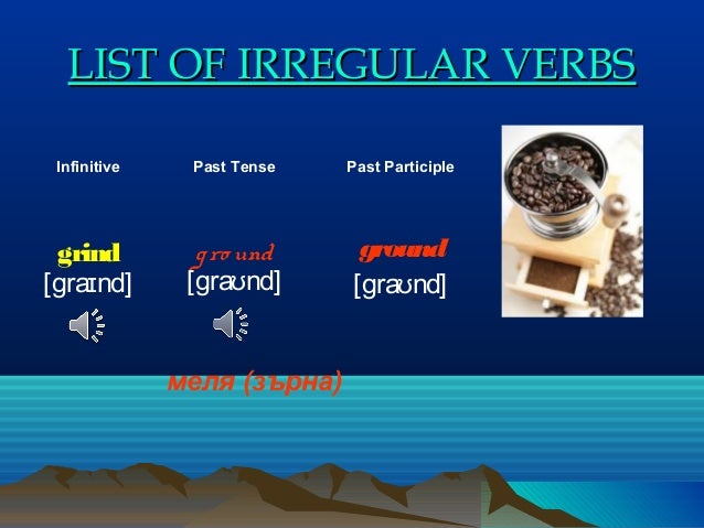 List Of Irregular Verbs list-of-irregular-verbs