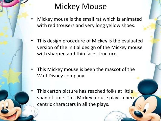 List of mickey mouse poems and rhymes