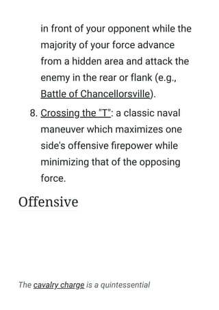 List of military tactics wikipedia | PDF