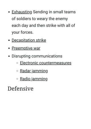 List of military tactics wikipedia | PDF