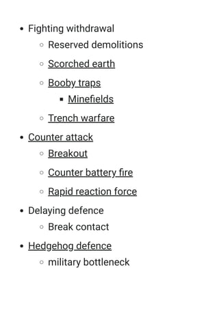 List of military tactics wikipedia | PDF