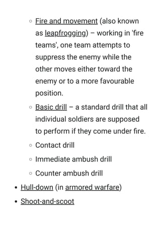 List of military tactics wikipedia | PDF