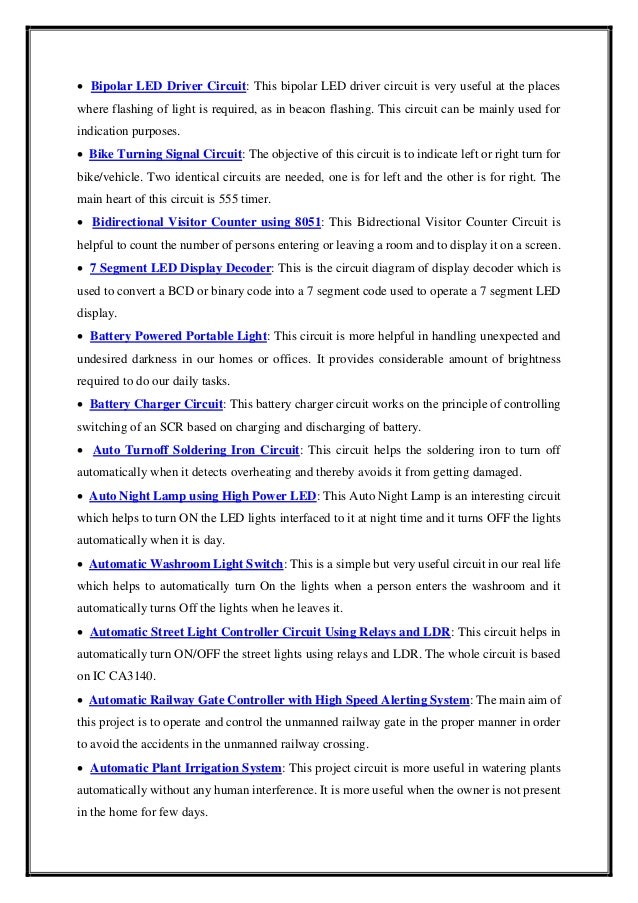 Mini Project for Engineering Students BE or Btech Engineering students ...