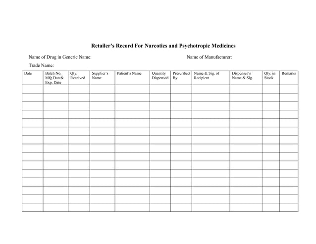 list of narcotic psychotropic drugs and format of their record (1).pdf