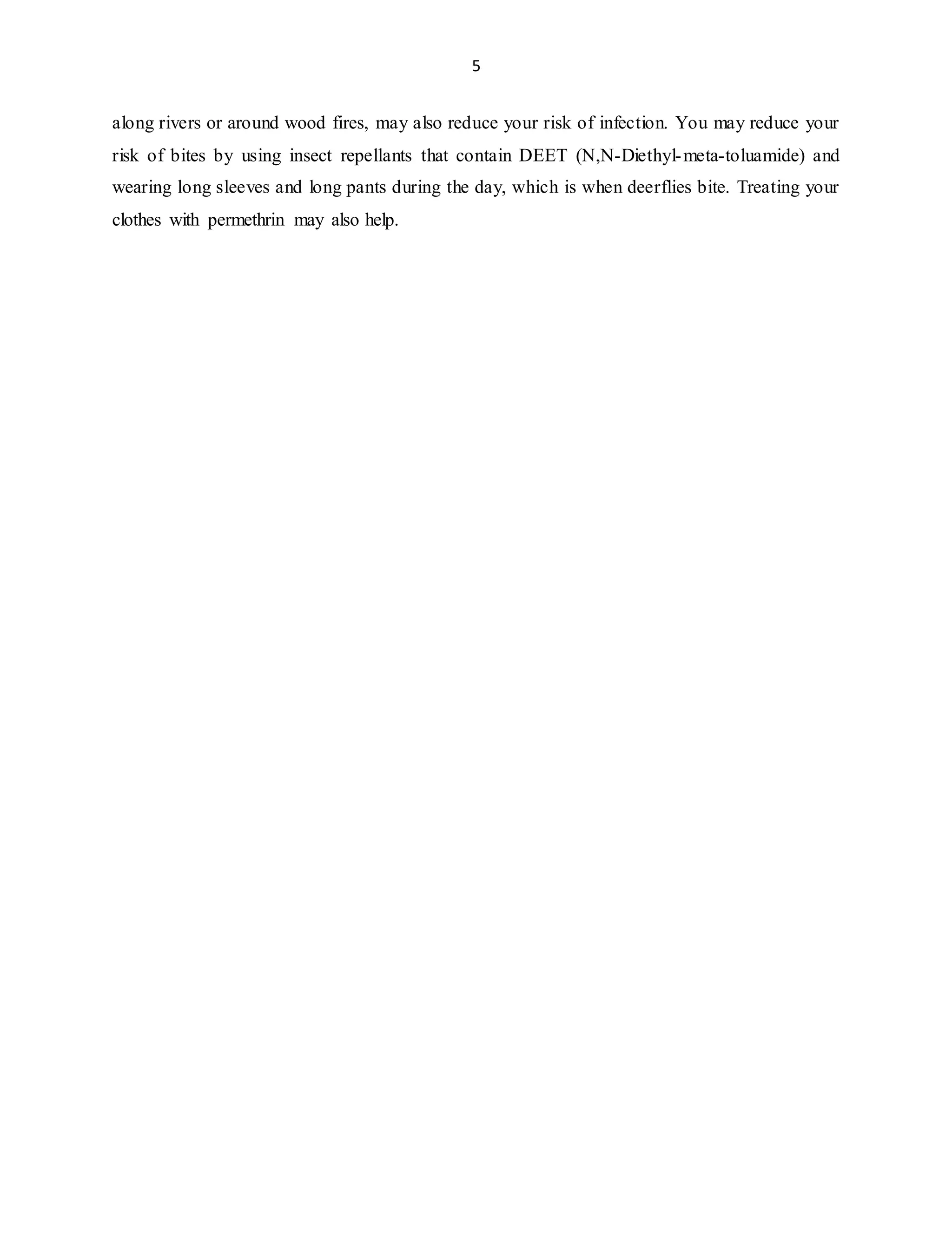 Loiasis Disease | DOCX