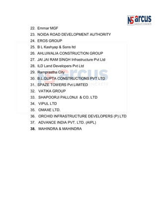 NS Arcus List of our present equipments | PDF