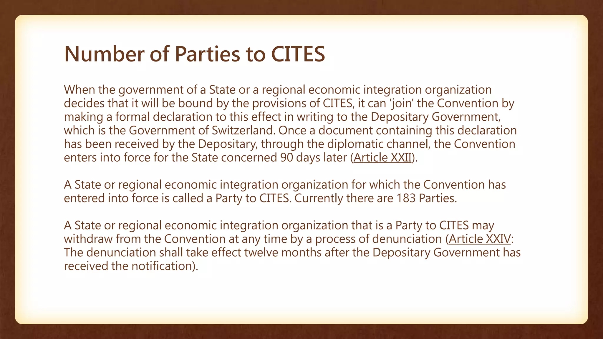 CITES | PPTX