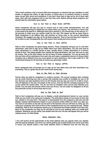 List of paying_websites | PDF