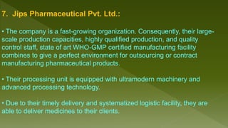 List of pharma companies in Mohali | Pharmaadda | PPTX